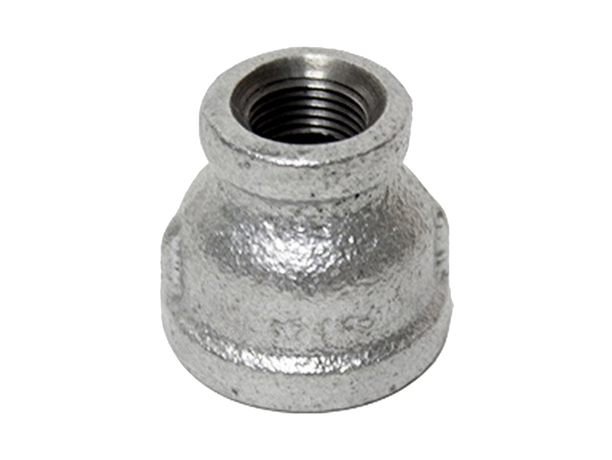 Codo Reducido Galvanizado de 1" x 3/4"