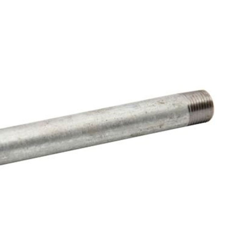 Niple Galvanizado Para Agua de 1/2" x 10"
